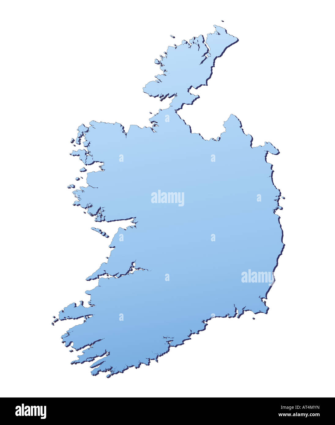 Ireland map hi-res stock photography and images - Alamy