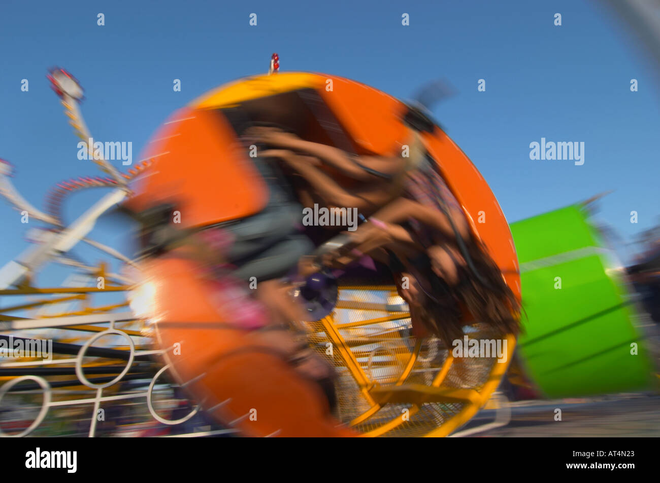 Midway rides at Erie County Fair and Expo Hamburg New York Stock Photo ...