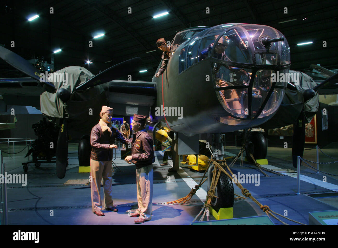 Scene at a North American B 25 B Mitchell Airplane National Museum of ...