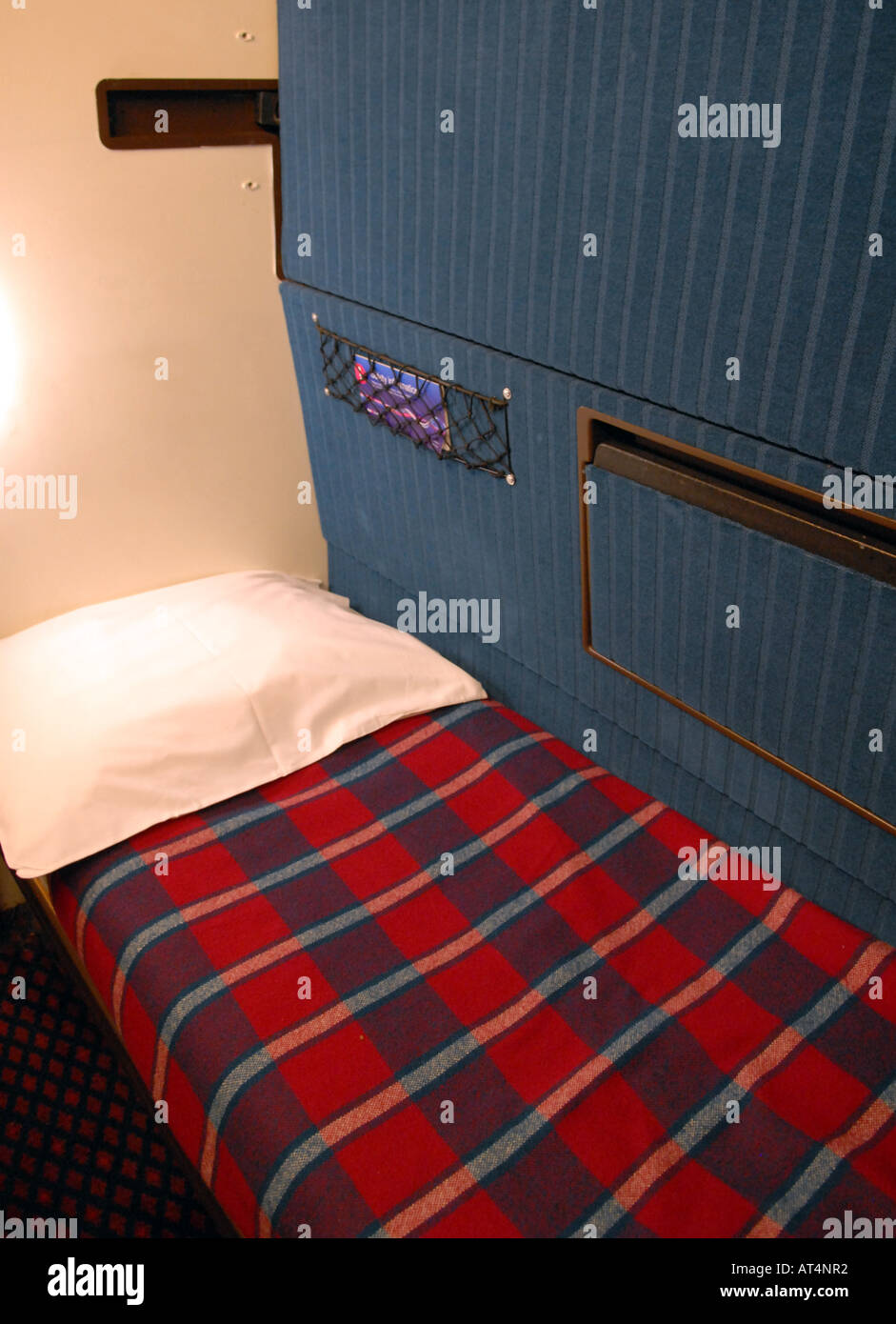 Interior of the First Great Western Cornish night Riviera sleeper ...