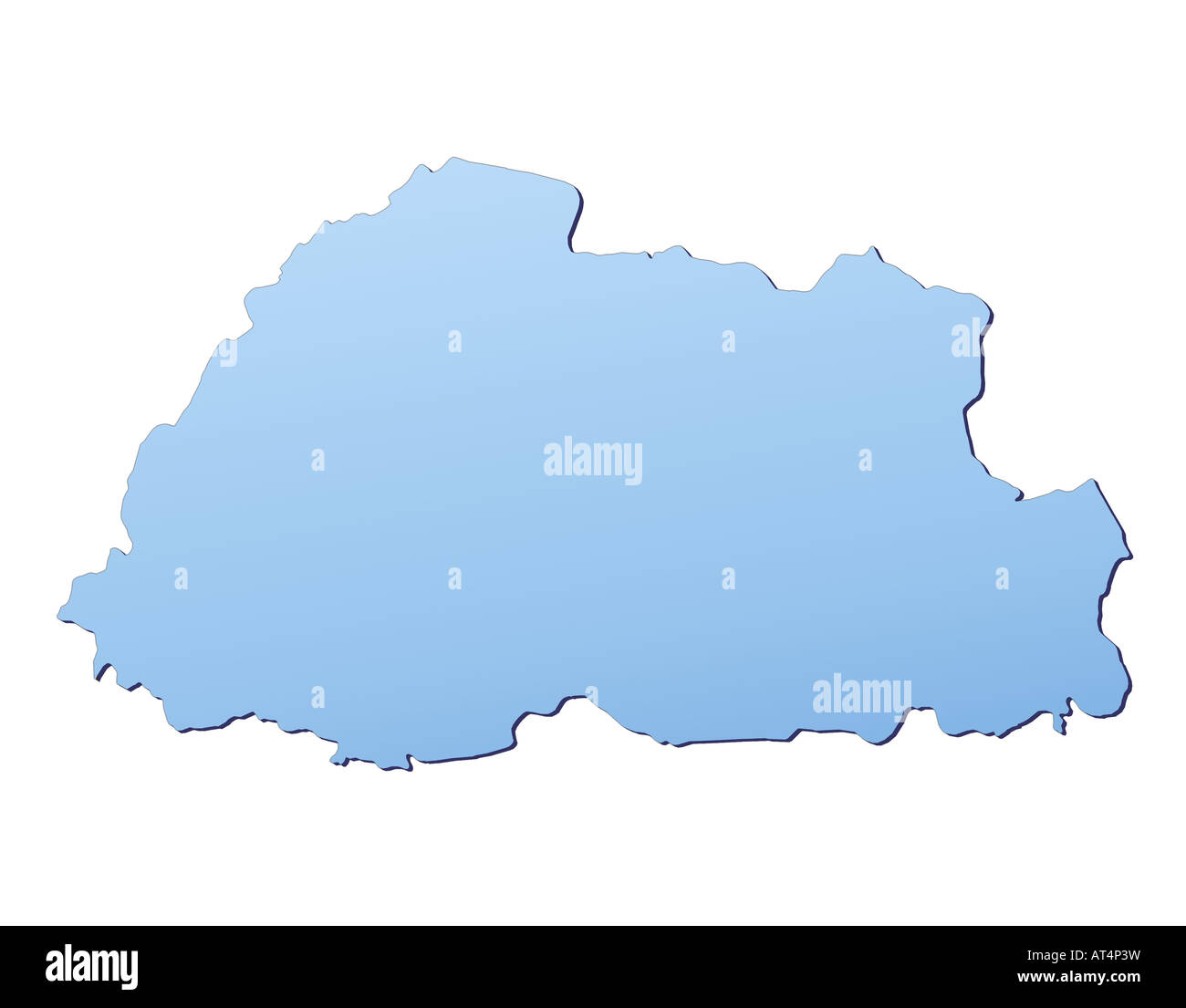 Bhutan 3d map hi-res stock photography and images - Alamy