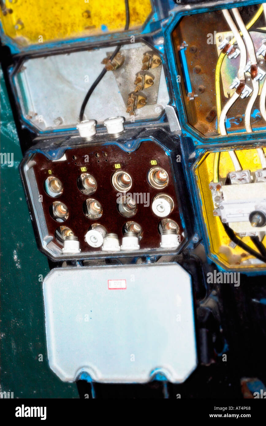 Burned switch box hi-res stock photography and images - Alamy