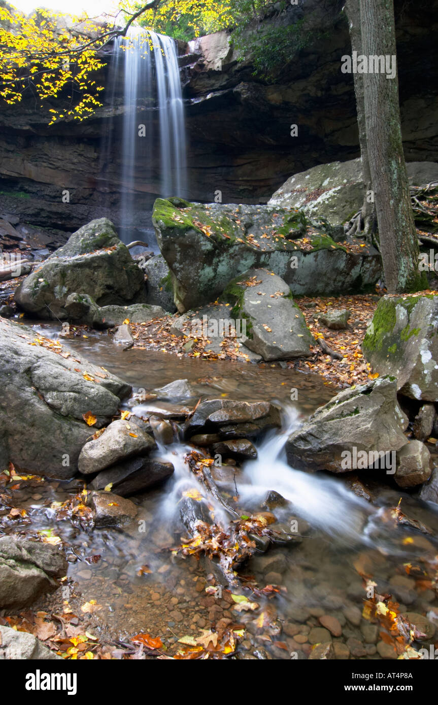 Cucumber Falls in Ohiopyle State Park in southwestern Pennsylvania ...