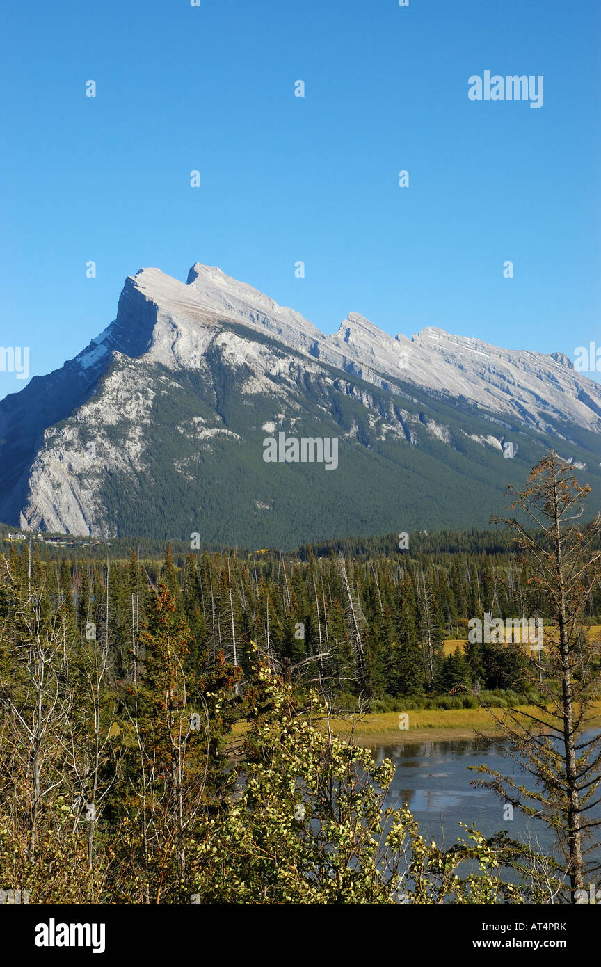 Mount Rundle Banff Stock Photo - Alamy