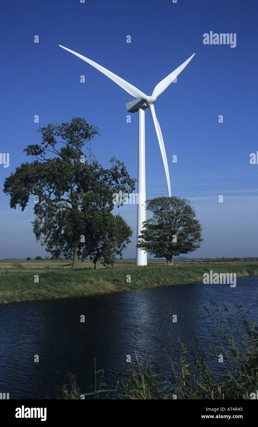 Wind turbine power fens hi-res stock photography and images - Alamy