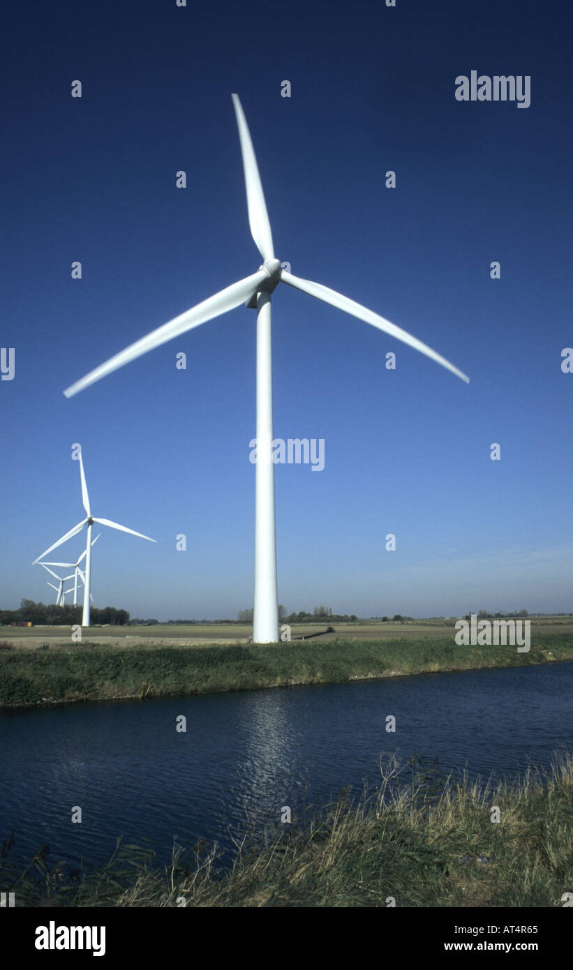 Wind turbines turbine power fens hi-res stock photography and images ...