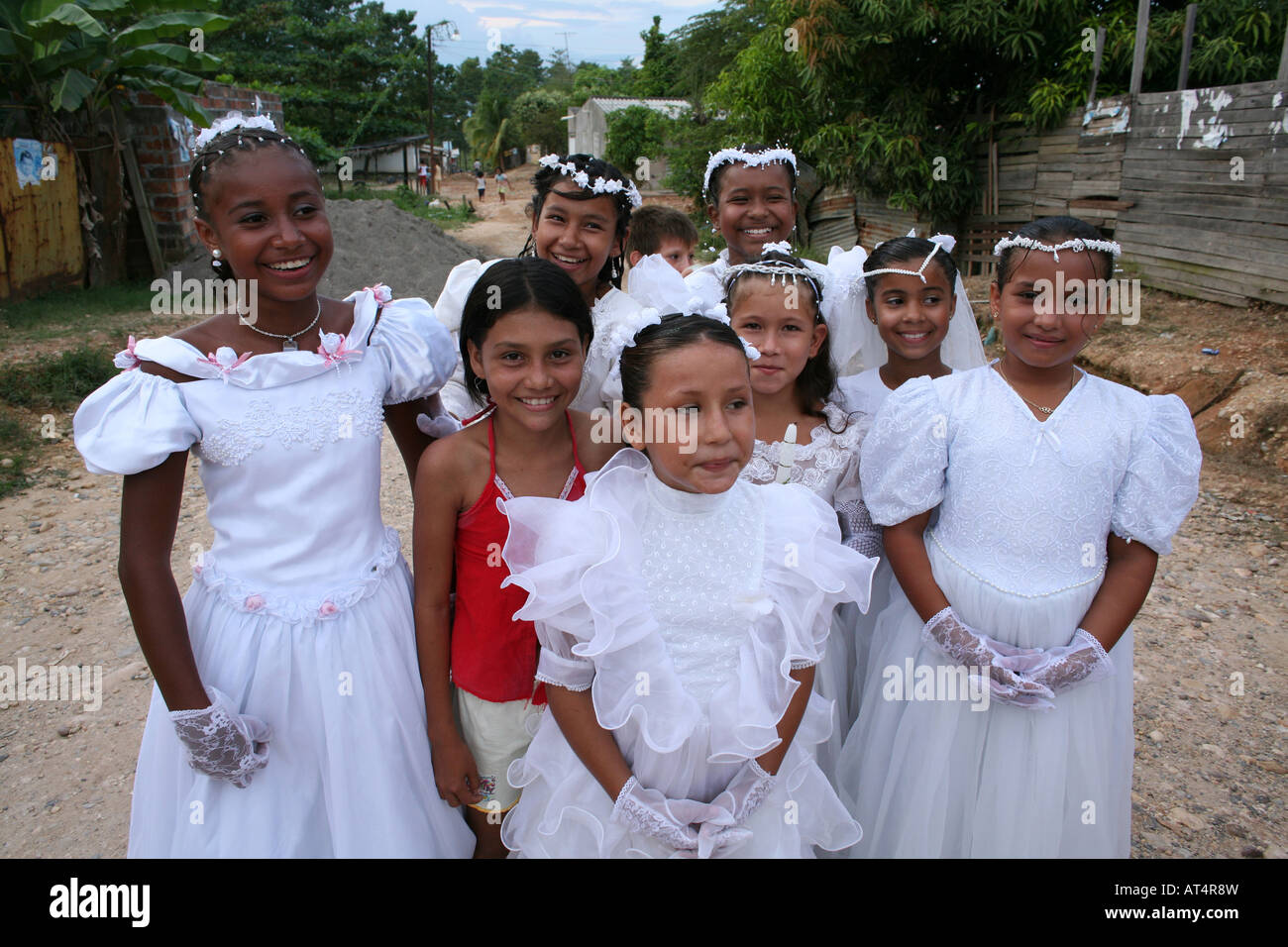 Christianity first communion children church hi-res stock photography ...
