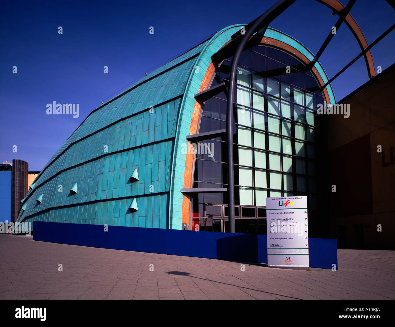 Terry farrell modern glass steel colours copper clad building hi-res ...