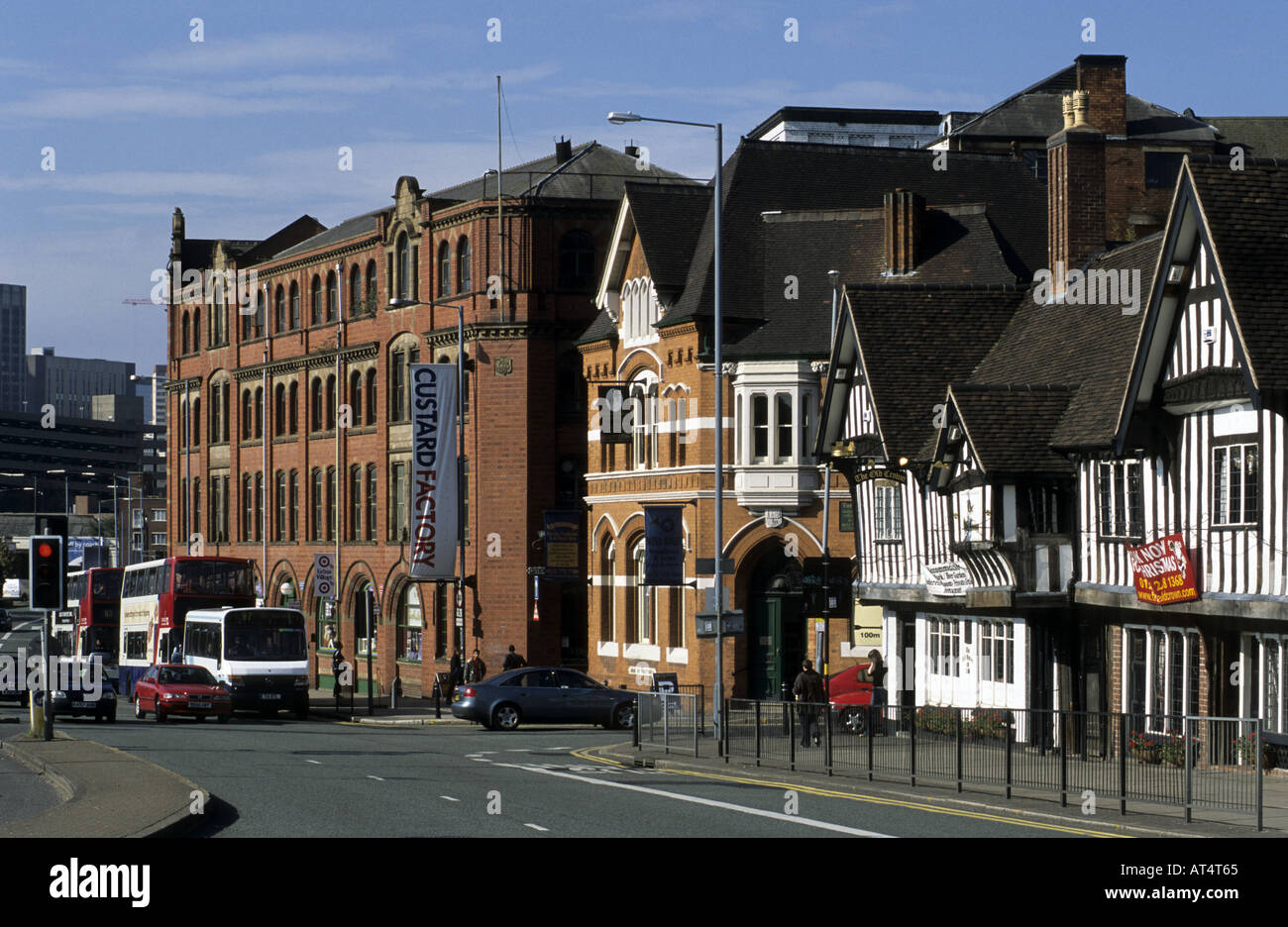 Old Crown Hotel and the Custard Factory, Deritend High Street, Digbeth ...