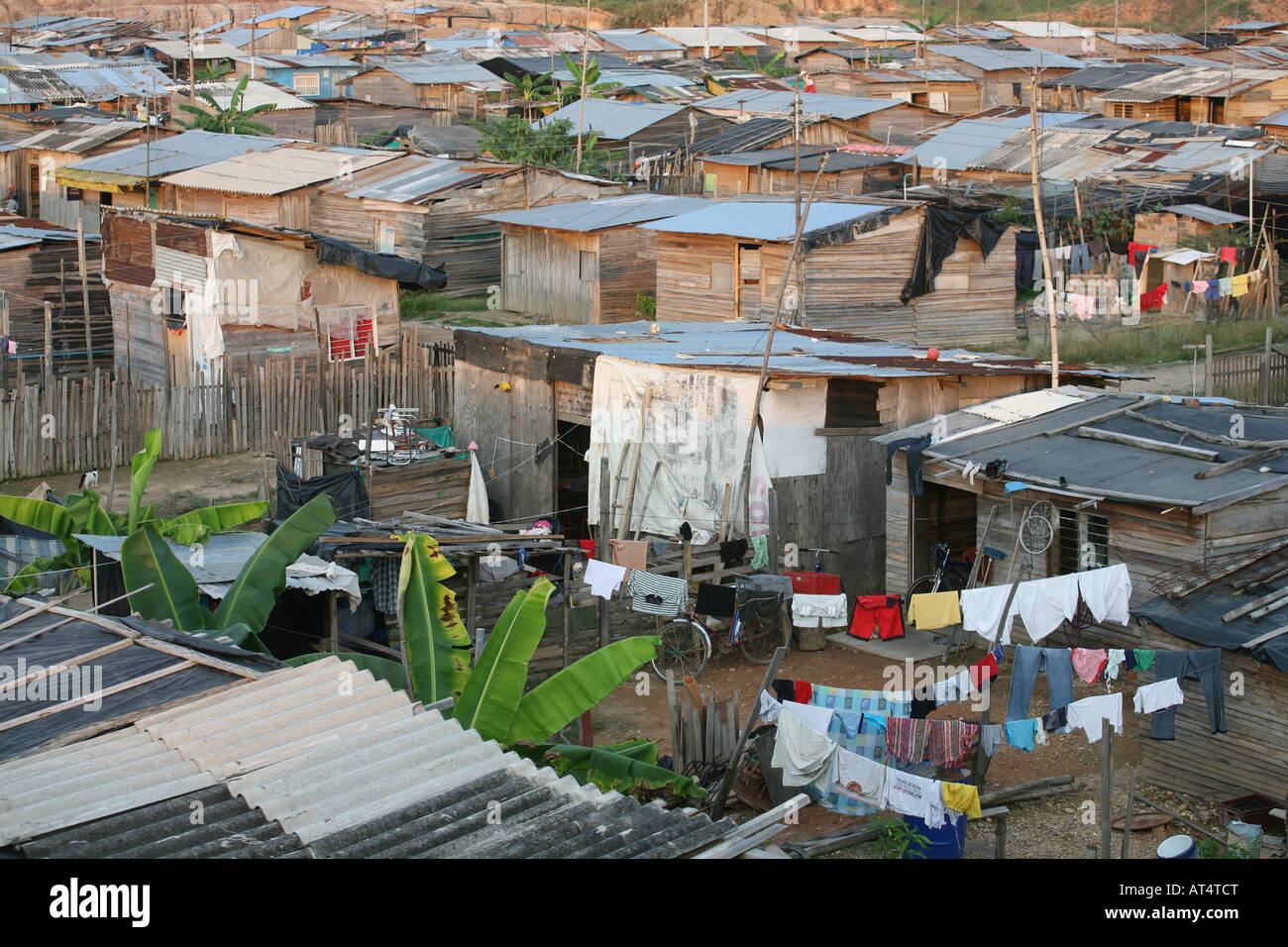 Slum area in Barrancabermeja Stock Photo - Alamy