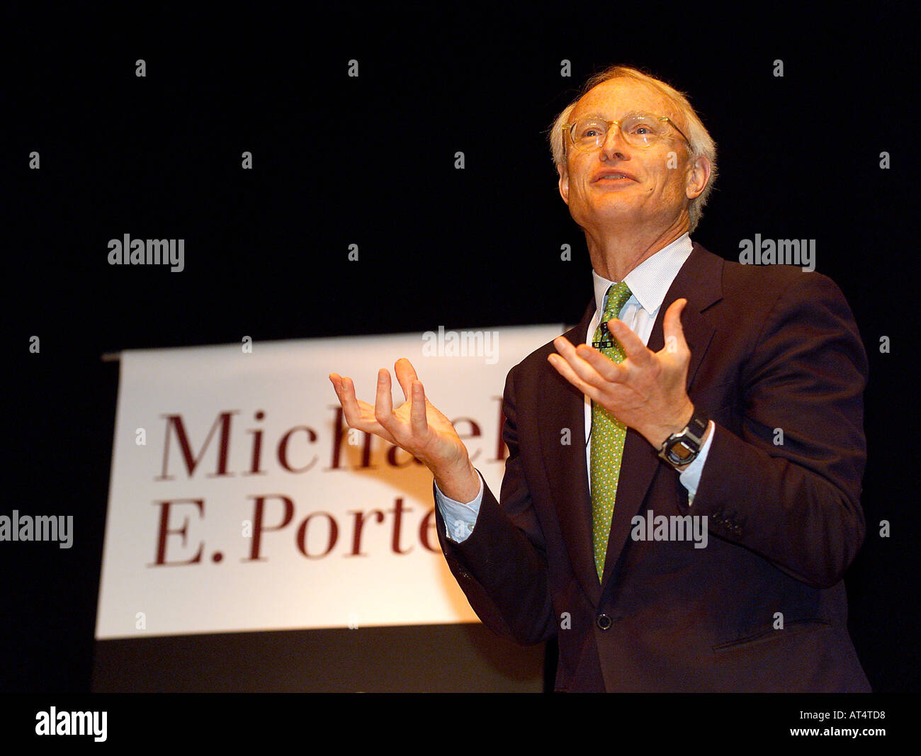 Professor Michael E. Porter, based at Harvard Business School Stock ...