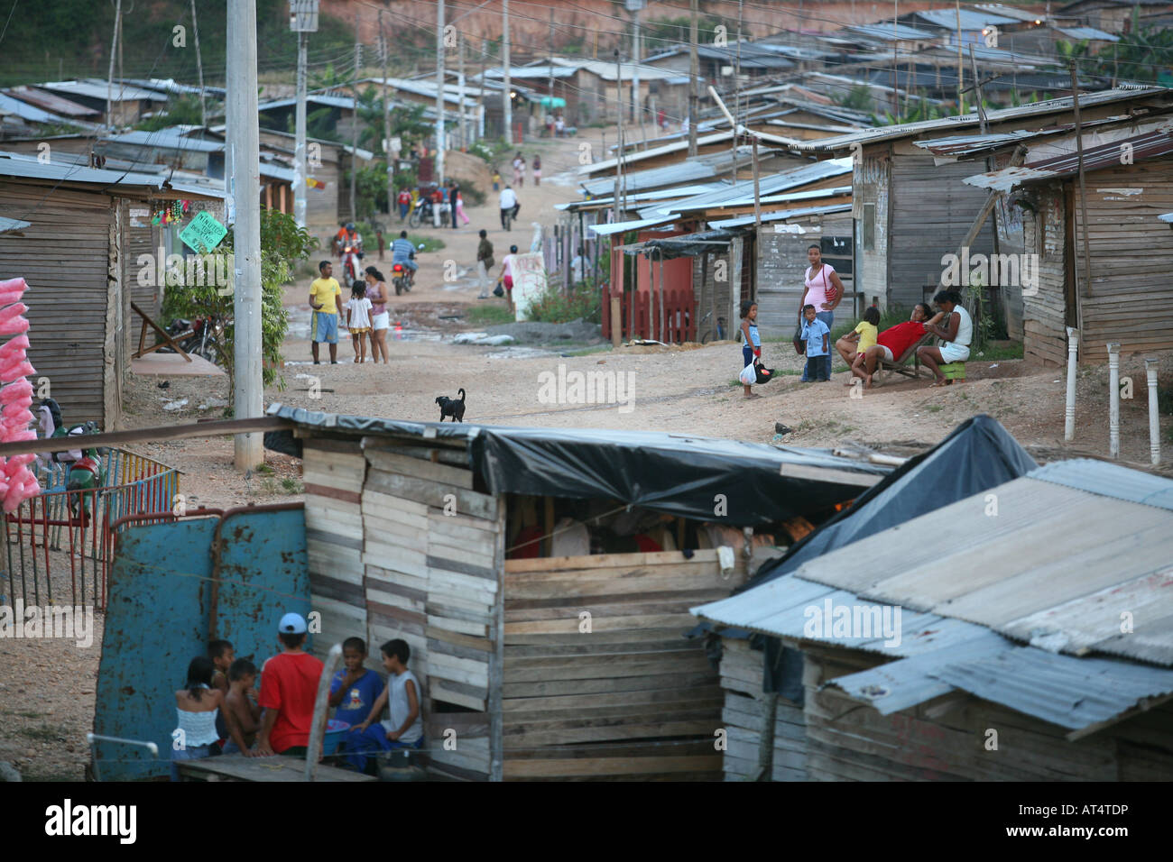 Slum area in Barrancabermeja Stock Photo - Alamy
