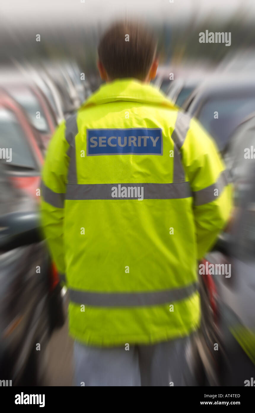 Security Guard Parking Lot In Stock Photos & Security Guard Parking Lot ...