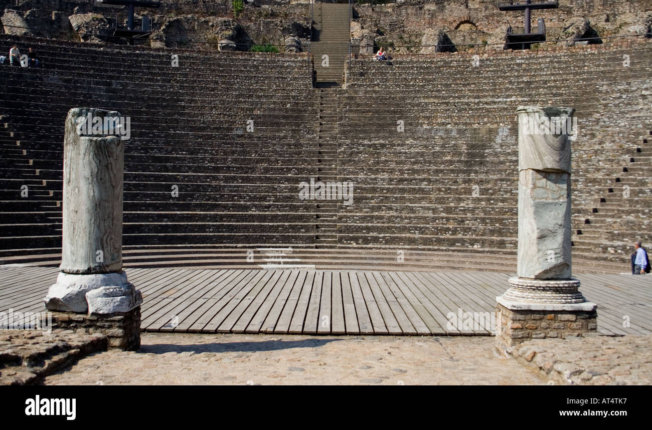 Roman amphitheatre lyon france hi-res stock photography and images - Alamy