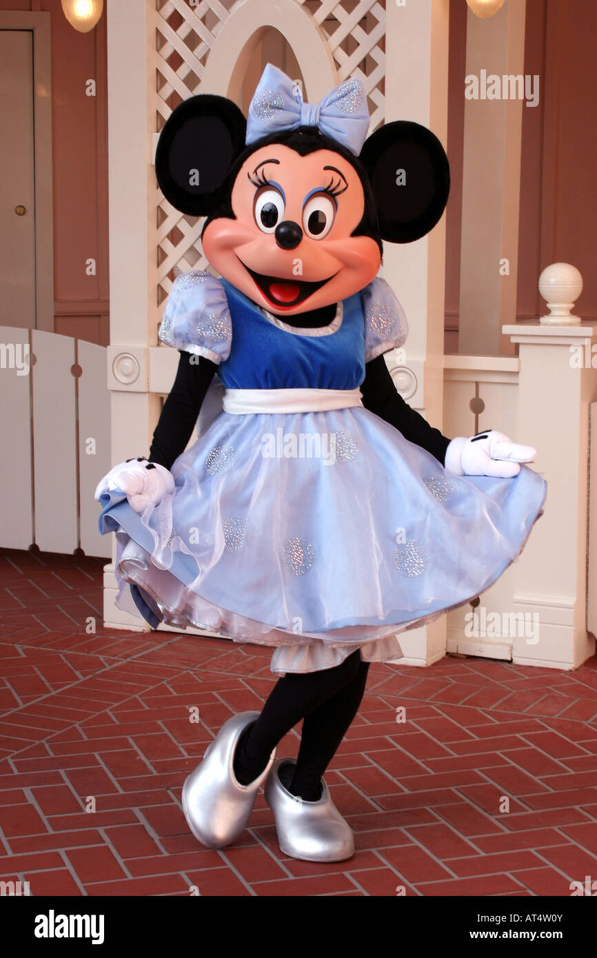 Minnie Mouse at Disneyland California Stock Photo - Alamy