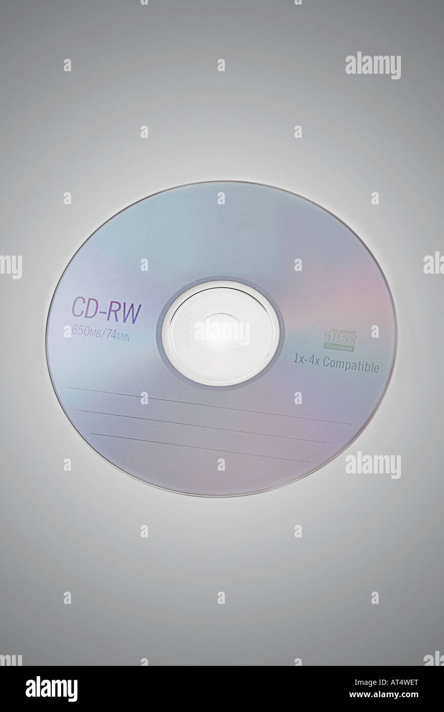 Compact Disk on grey background Stock Photo - Alamy