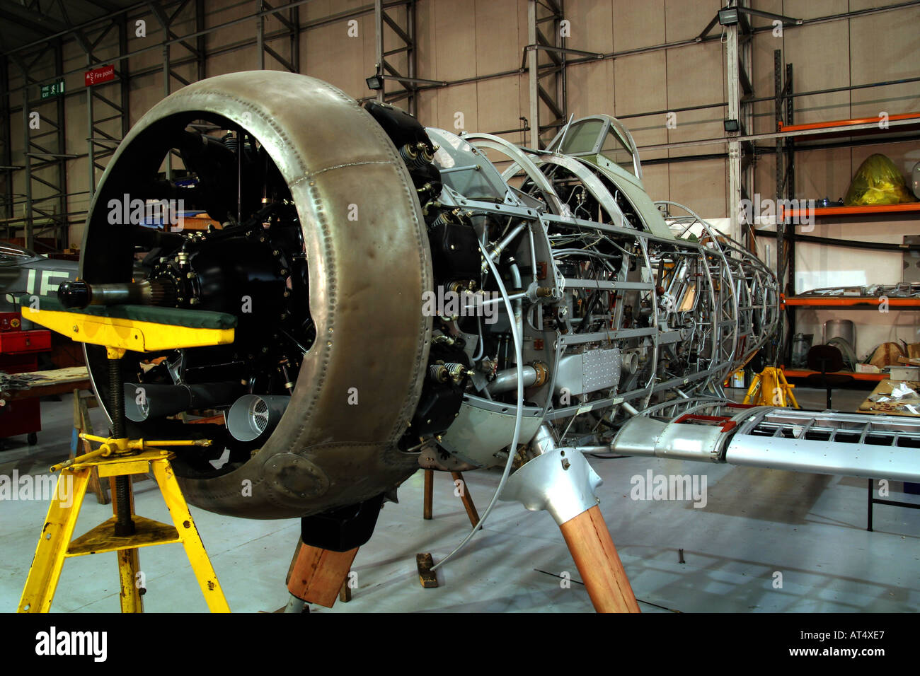 Gloster gladiator biplane restoration hi-res stock photography and ...