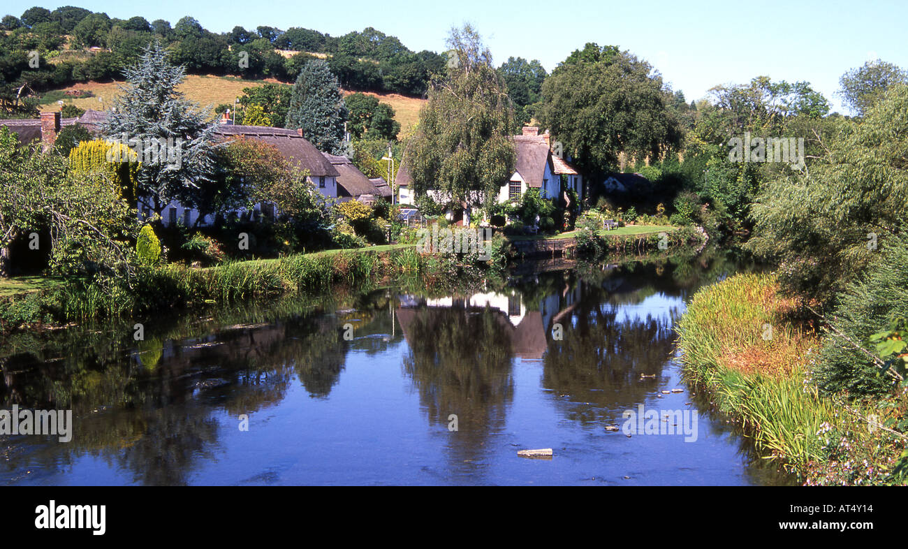 The River Exe at Bickleigh in Devon Stock Photo - Alamy