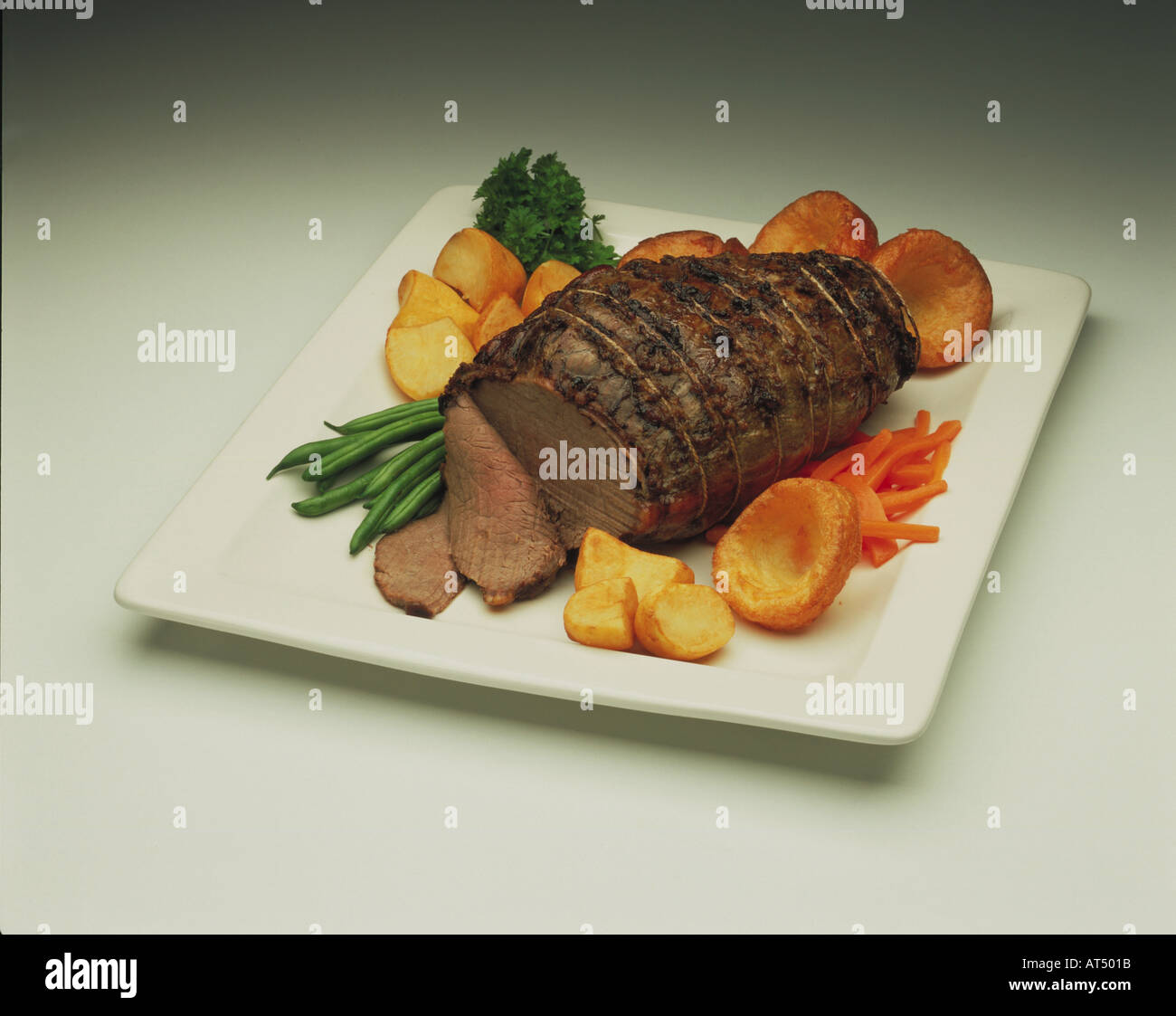 a roast meat joint Stock Photo - Alamy