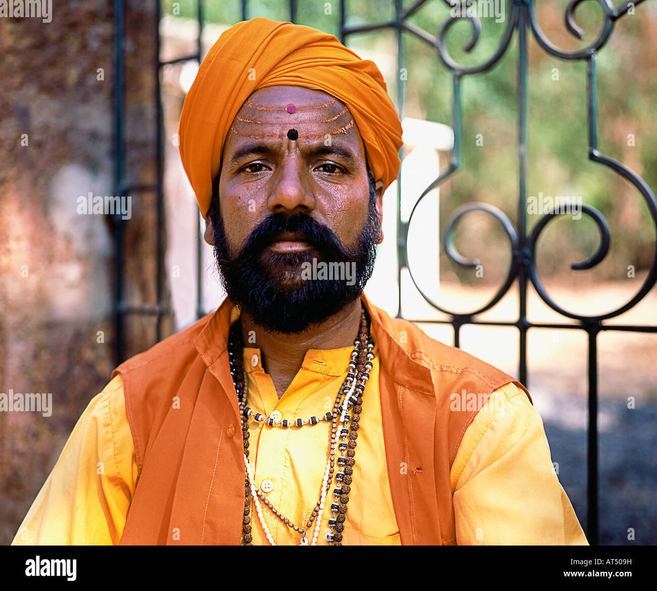 Indian man, Anjuna, Goa, India Stock Photo - Alamy