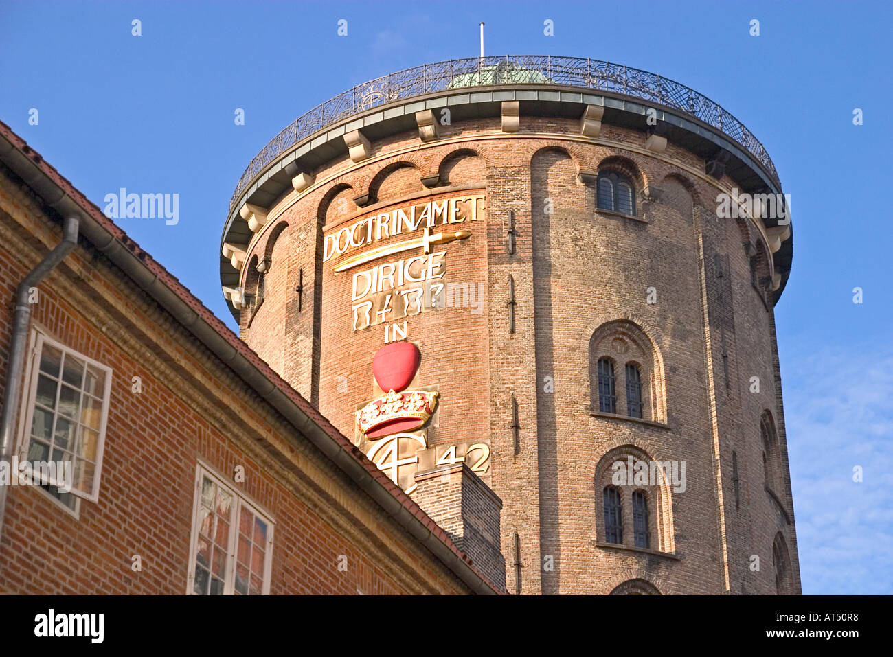 Rundetårn The Round Tower Copenhagen Denmark Stock Photo - Alamy