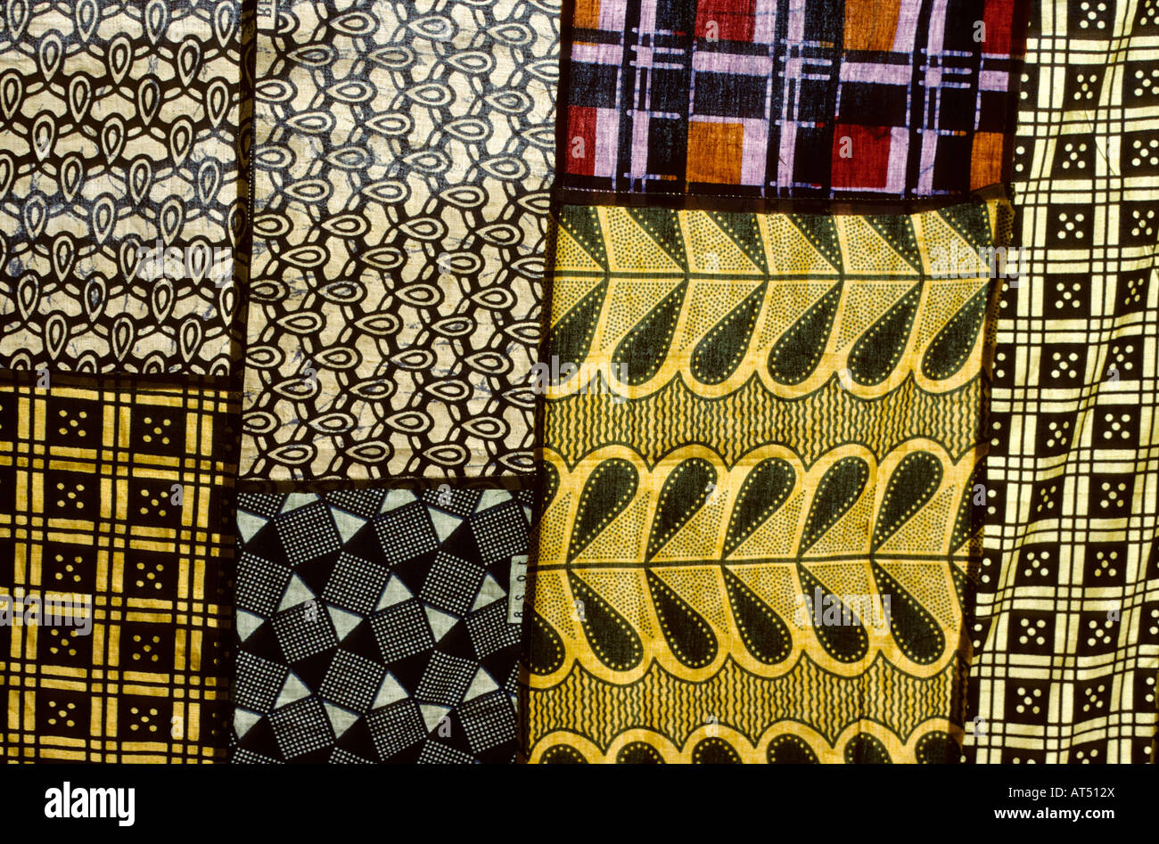 Malian textiles, Bamako Stock Photo - Alamy