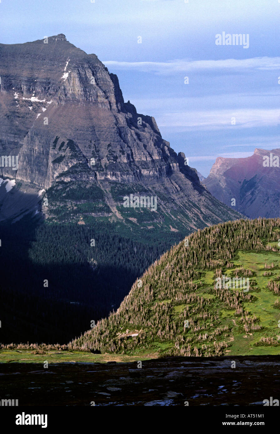 BACK COUNTRY landscape in the ROCKY MOUNTAINS WATERTON GLACIER ...