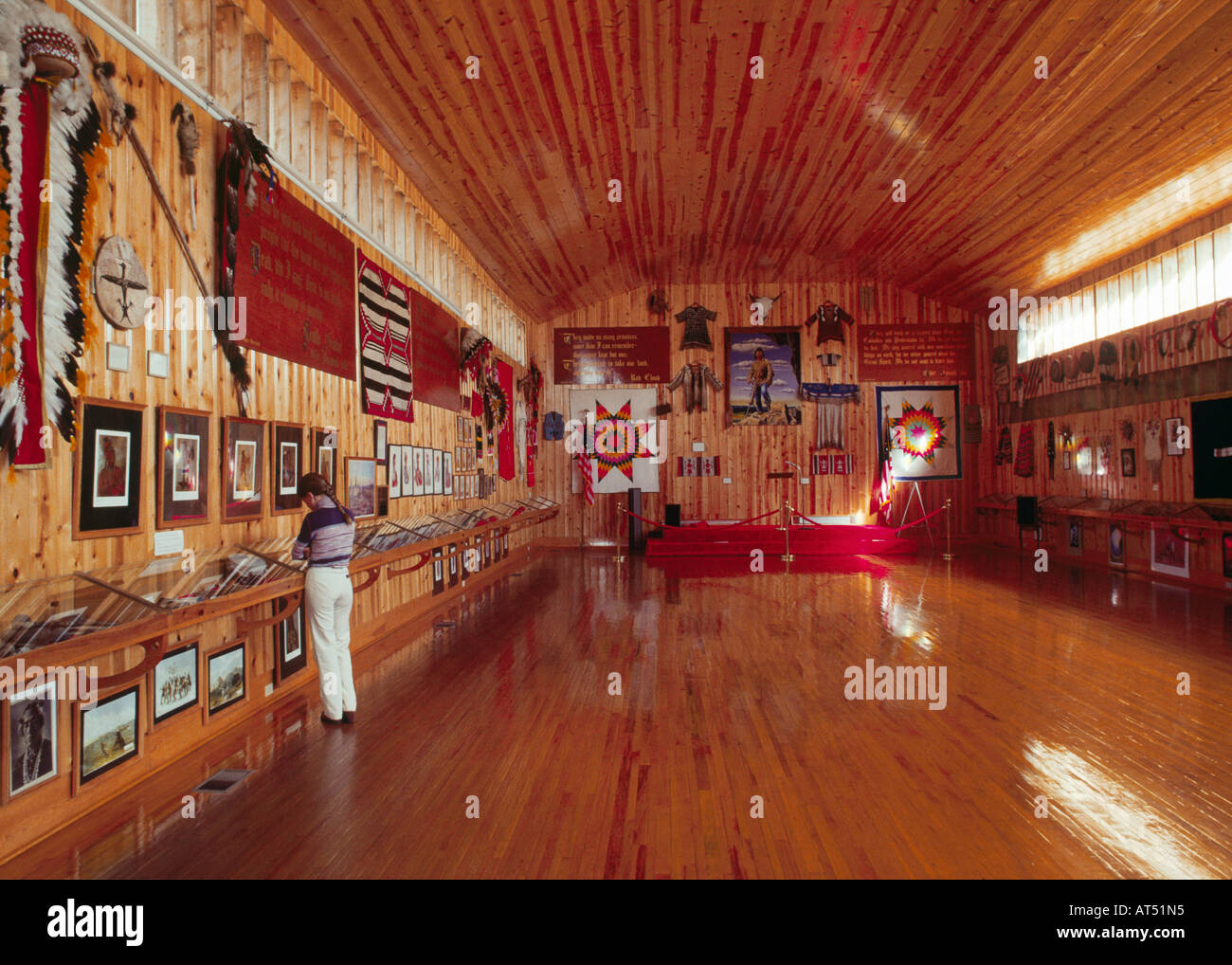 NATIVE AMERICAN MUSEUM at CRAZY HORSE MONUMENT SOUTH DAKOTA Stock Photo ...