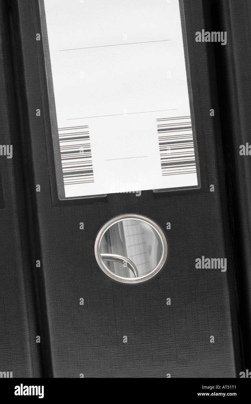 Single Black Folder (Front View Stock Photo - Alamy