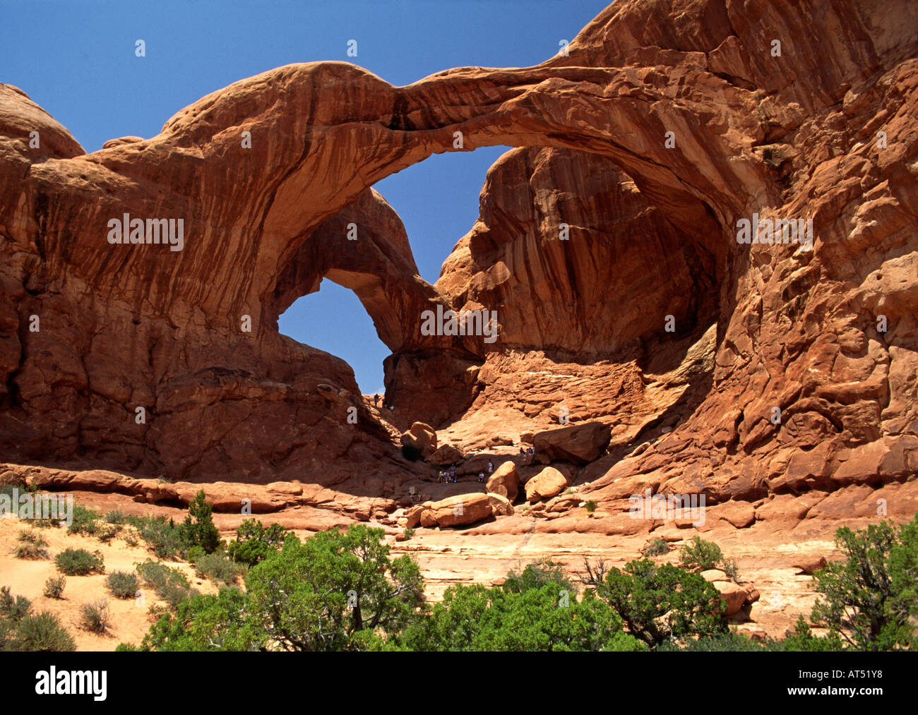 DOUBLE ARCH is arguably the most magnificent Sandstone formation in ...