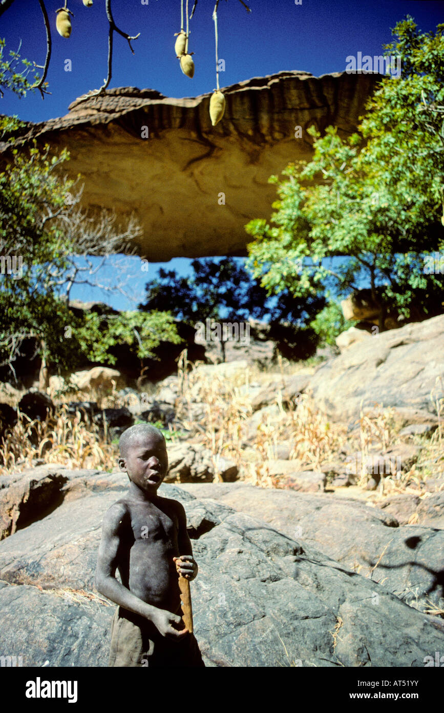 Dogon boy, Dogon Country, Mali Stock Photo - Alamy