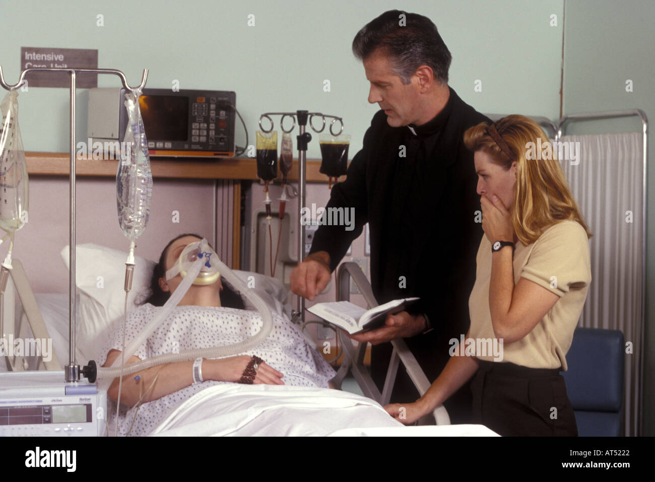 Priest hospital hi-res stock photography and images - Alamy