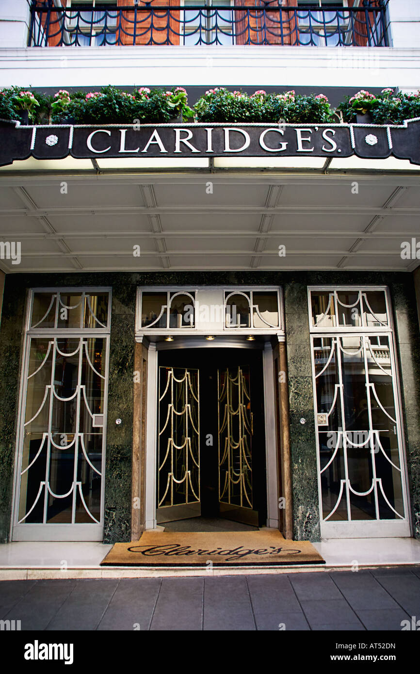 Claridges Hotel London England Britain UK Stock Photo - Alamy