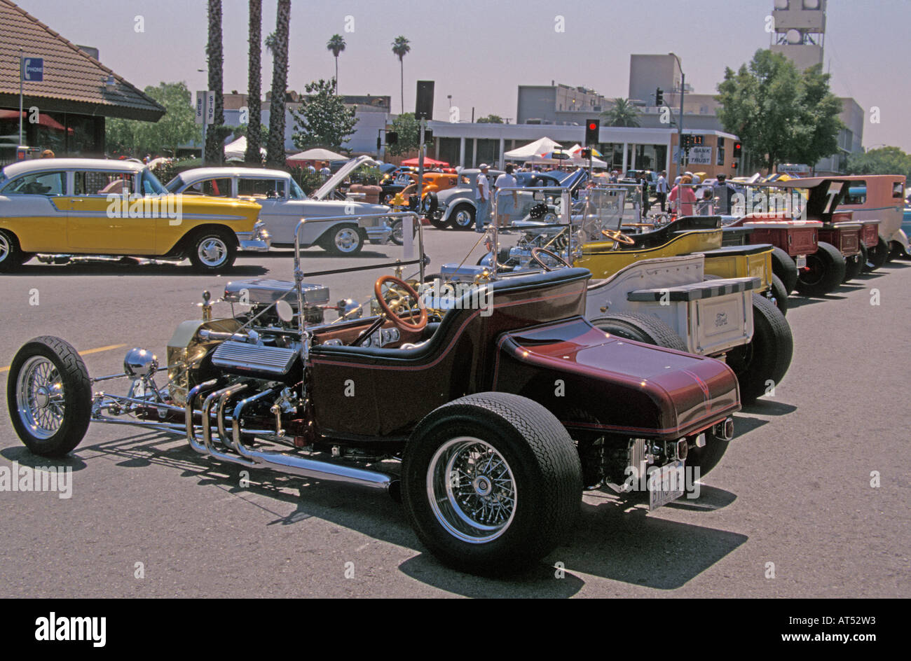 Several V8 Hot Rod Stock Photo - Alamy