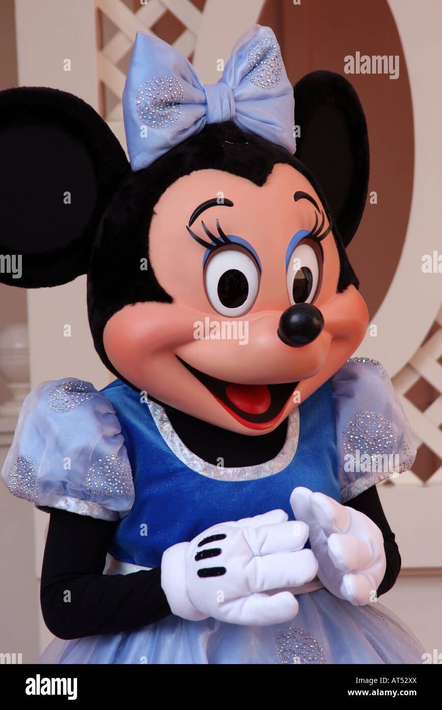 Minnie Mouse at Disneyland California Stock Photo - Alamy