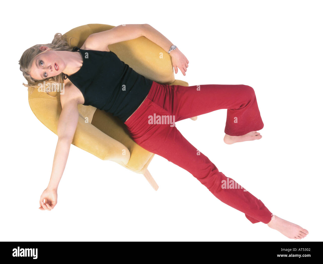 Slouched chair hi-res stock photography and images - Alamy