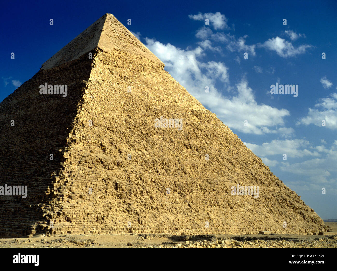 Pyramid of Khafre, Egypt Stock Photo - Alamy