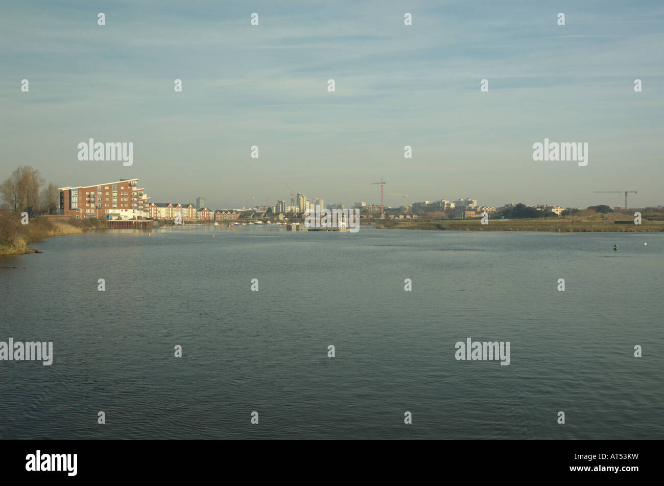 River Taff in Cardiff near Cardiff Bay Stock Photo - Alamy