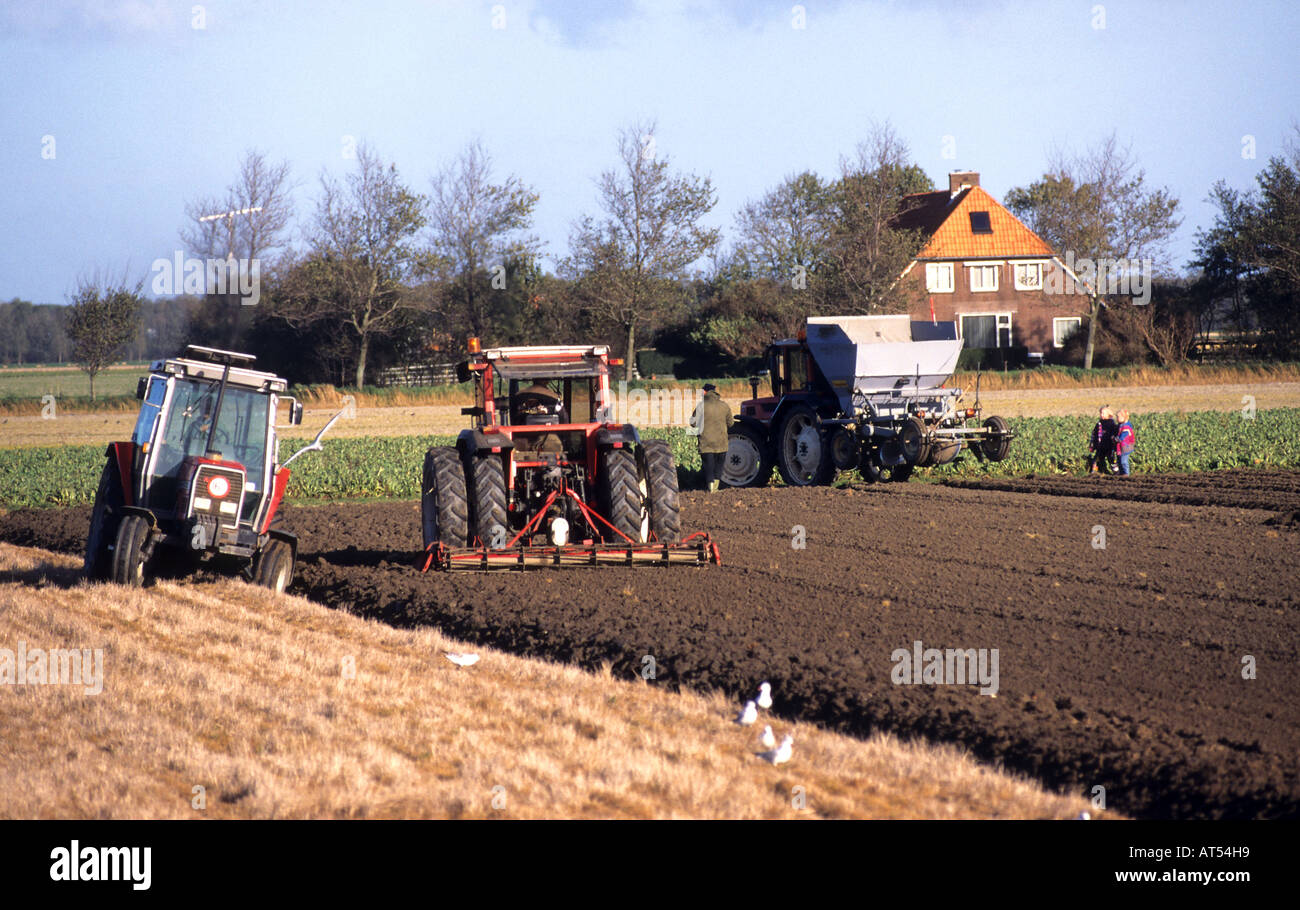 North Holland potato Holland tractor Netherlands agriculture farmer ...