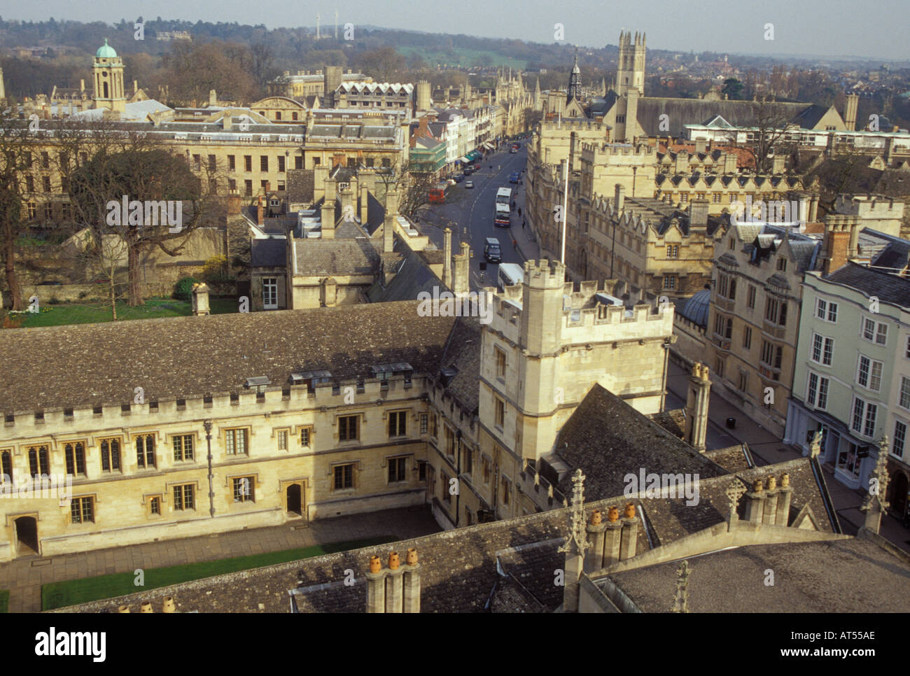 Aerial view of oxford hi-res stock photography and images - Alamy