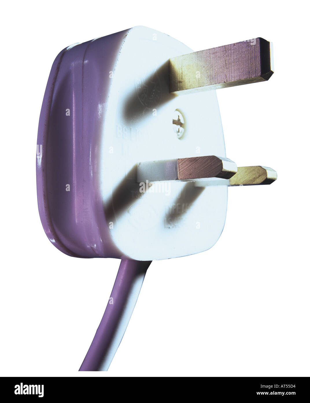 domestic 3 pin plug Stock Photo - Alamy