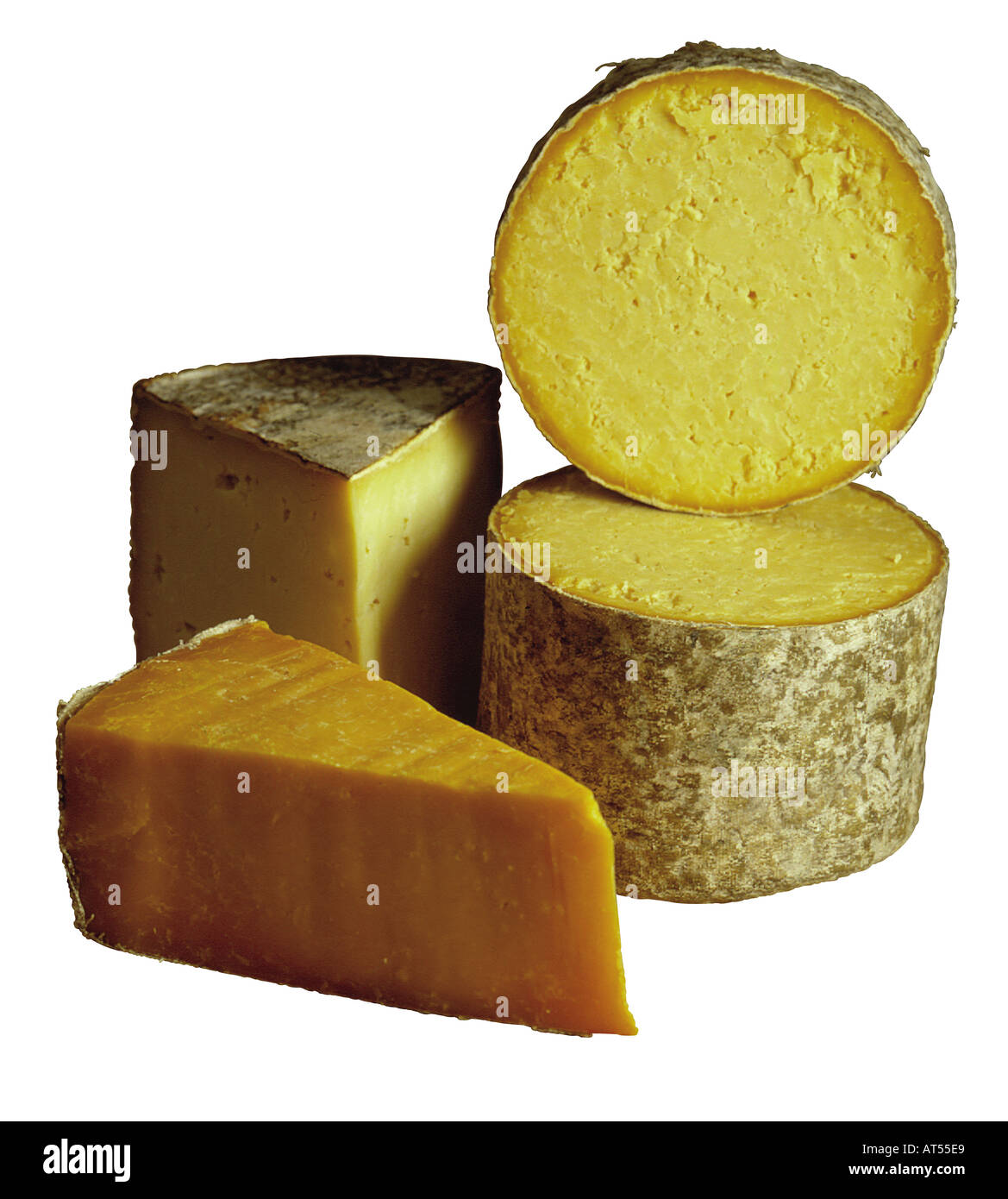 Photograph of traditional cheeses Stock Photo - Alamy
