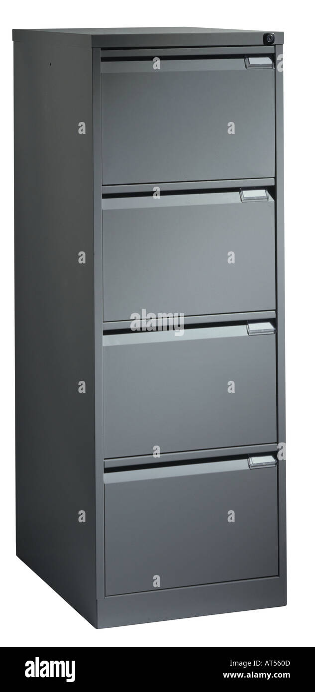 4 drawer filing cabinet Stock Photo - Alamy