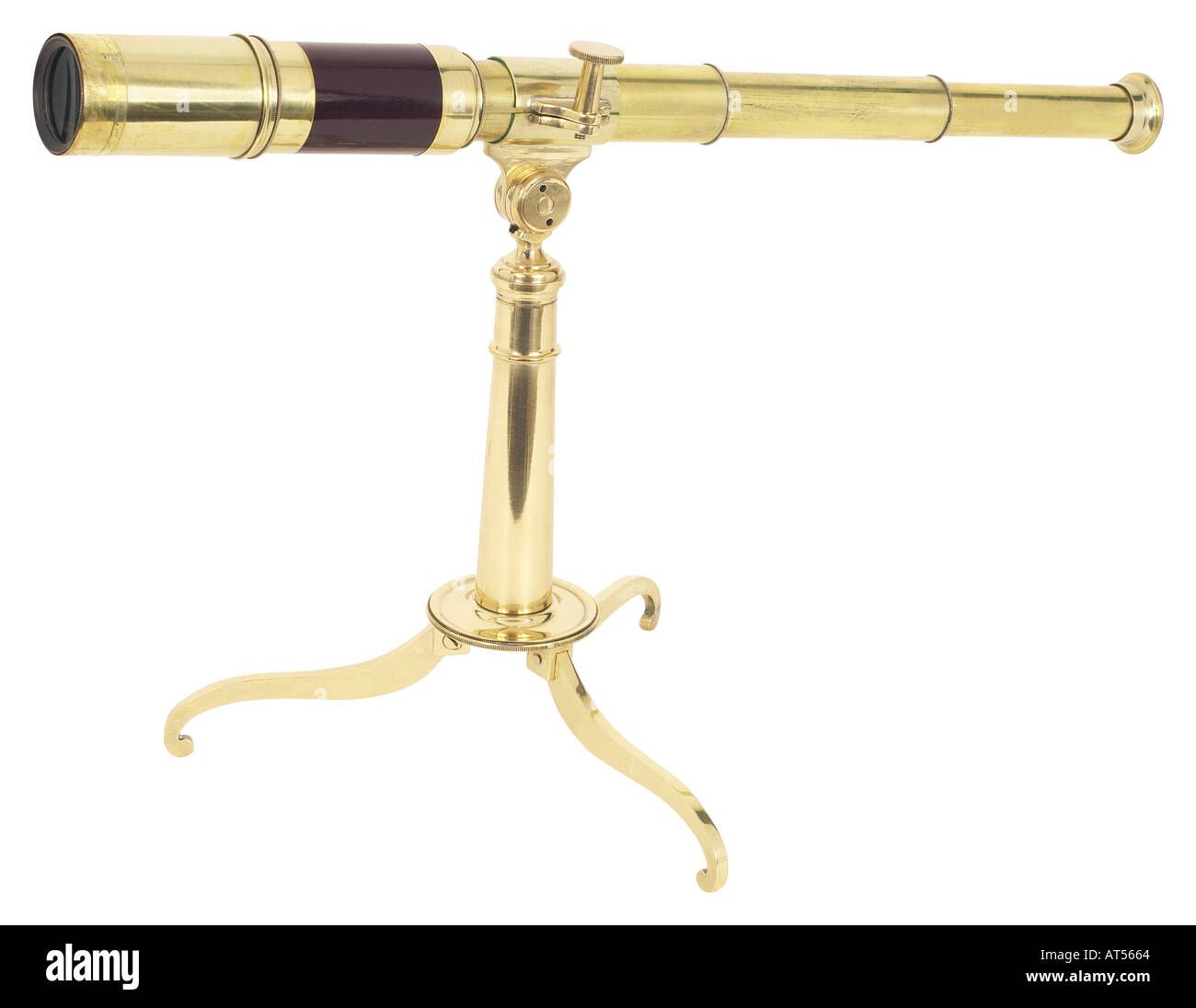 Antique telescope hi-res stock photography and images - Alamy