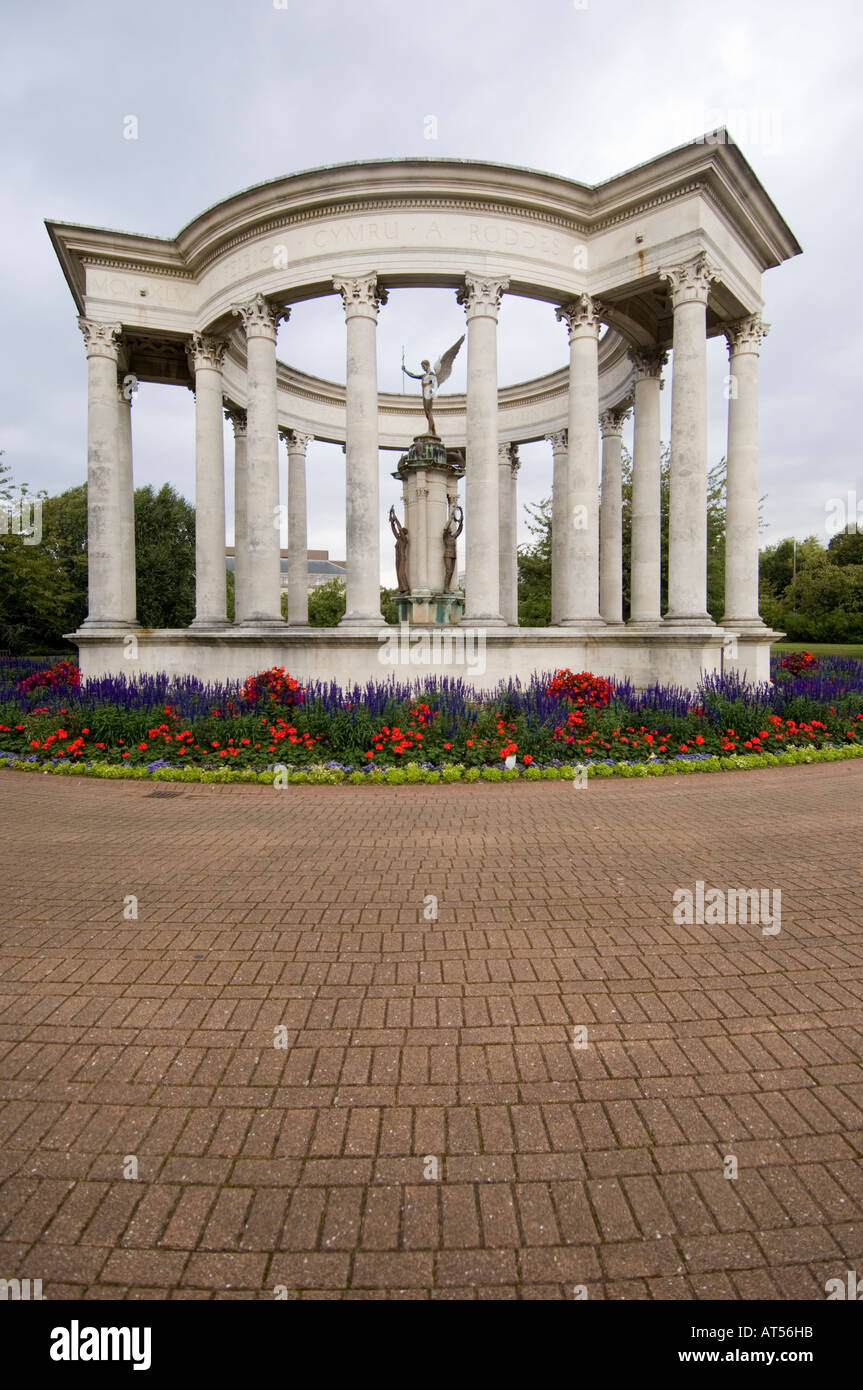 welsh national war memorial , civic centre, cathays park, cardiff Stock ...