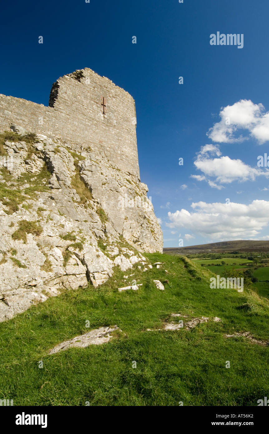 Castell Carreg Cennen Carmarthenshire wales UK Stock Photo - Alamy