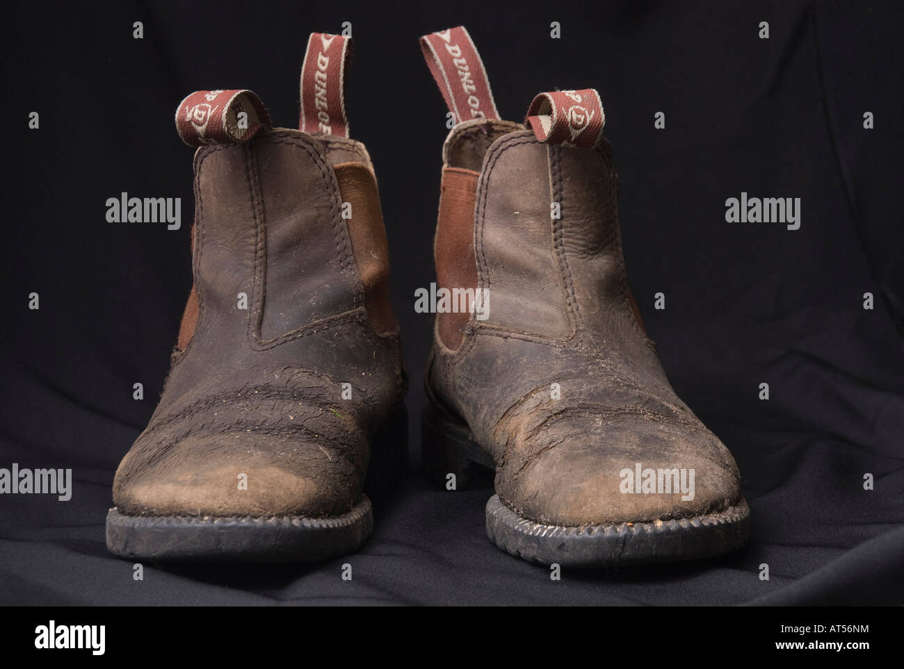Pair old work boots hi-res stock photography and images - Alamy