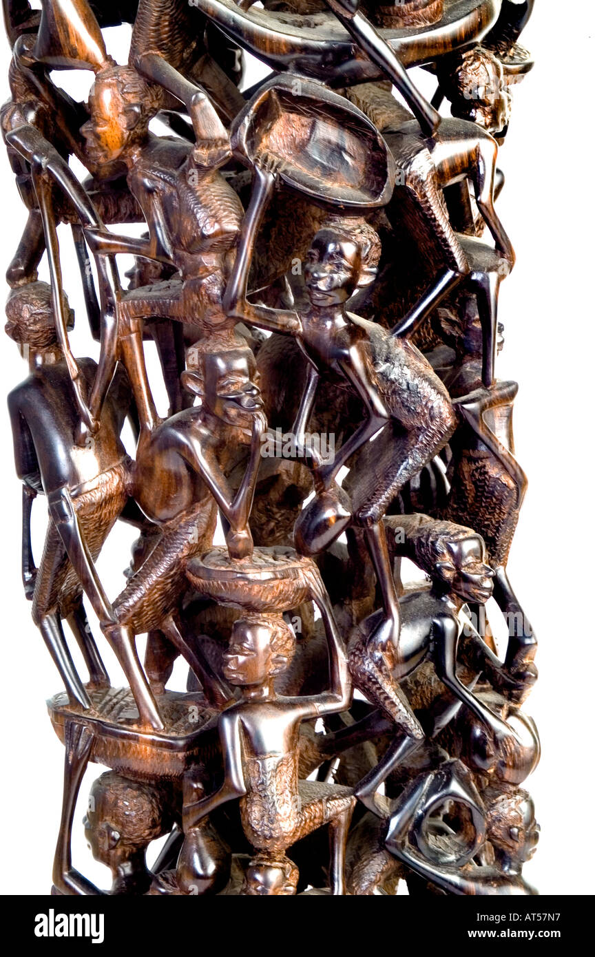 Makonde african woodcut southeast Tanzania and northern Mozambique ...