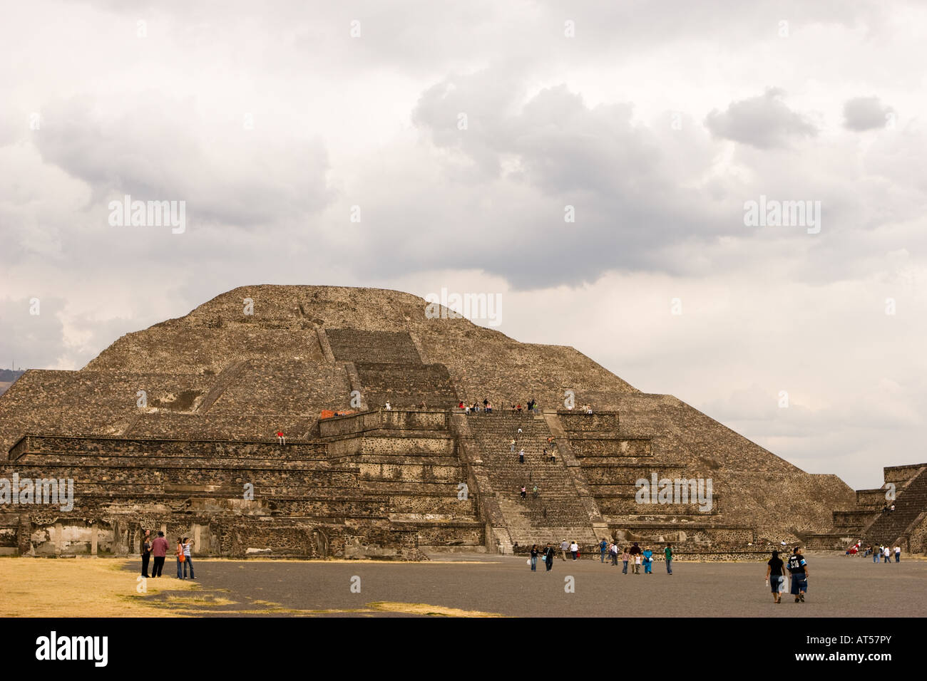 Pyramid of the moon at teotihuacan hi-res stock photography and images ...