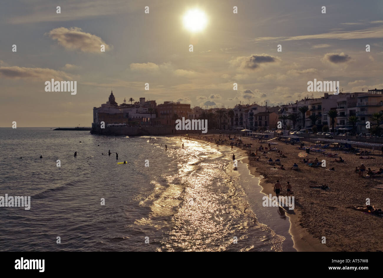 Playa sitges hi-res stock photography and images - Alamy